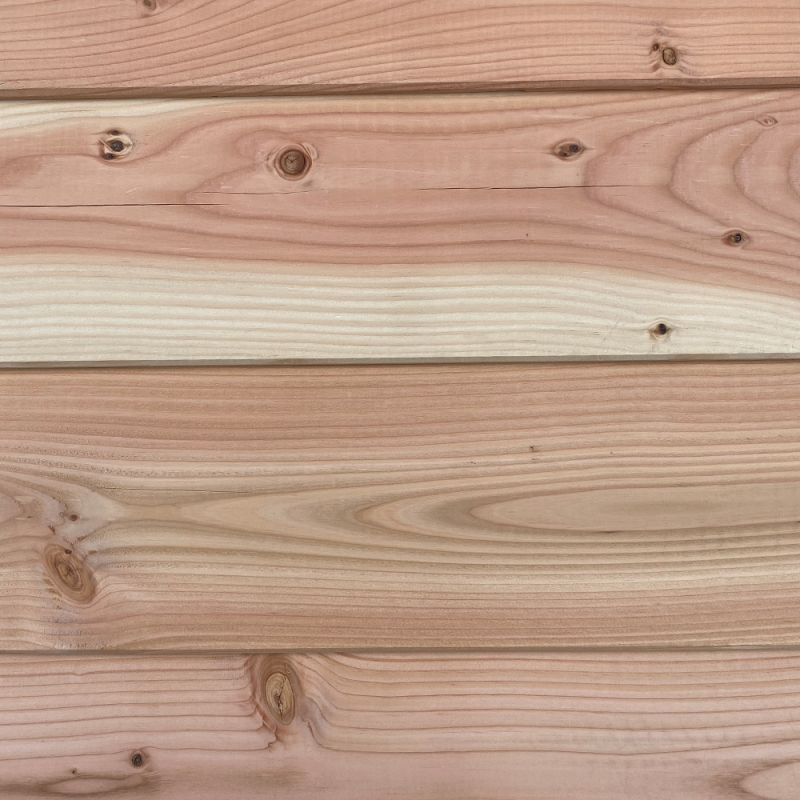 Volige Douglas 18 mm profil mi-bois - Evolution Bois