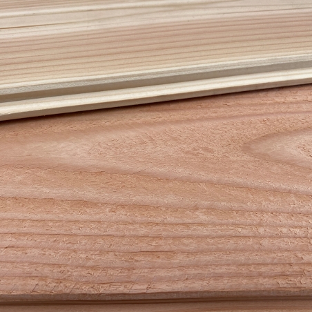 Volige Douglas 18 mm profil mi-bois - Evolution Bois