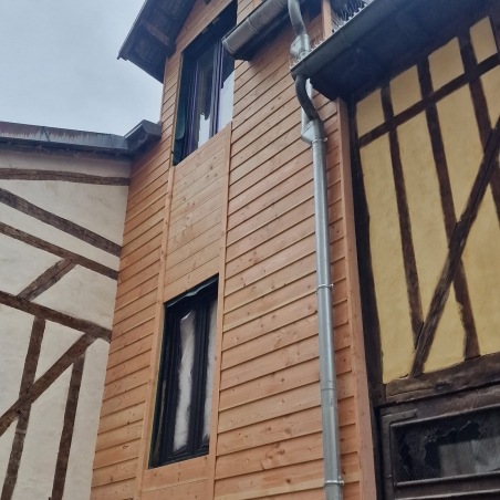 Volige Douglas 18 mm profil mi-bois - Evolution Bois